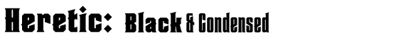 T.26 Digital Type Foundry | Fonts : Heretic