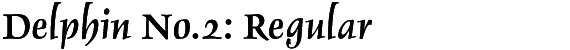 T.26 Digital Type Foundry | Fonts : Delphin No.2