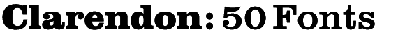 T.26 Digital Type Foundry | Fonts : Clarendon