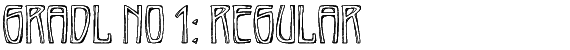 T.26 Digital Type Foundry | Fonts : Gradl No1