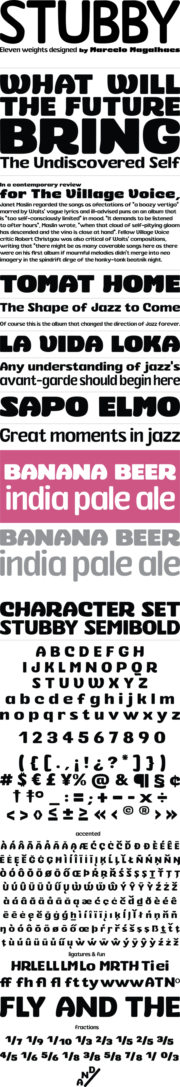 T.26 Digital Type Foundry | Fonts : Stubby