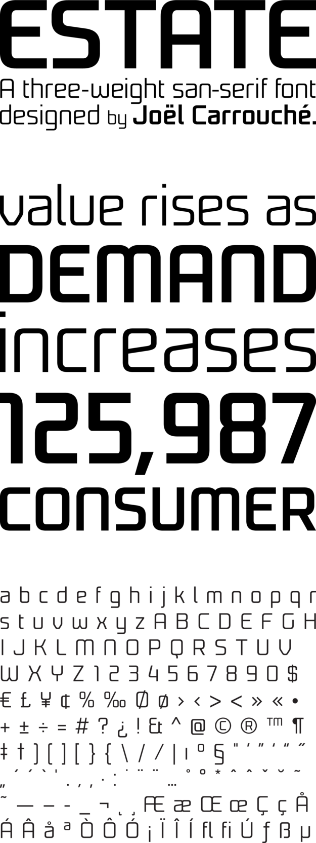 T.26 Digital Type Foundry | Fonts : Estate